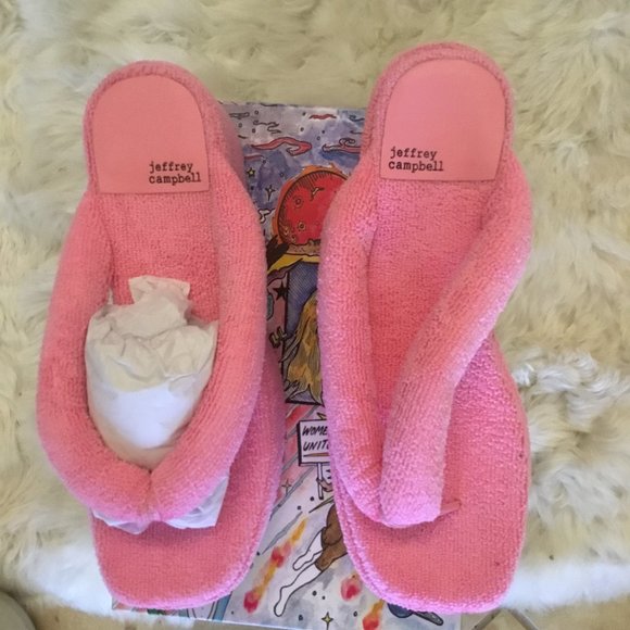 Jeffrey Campbell | Shoes | Jeffrey Campbell Lua Terry Sandals Size 1 ...